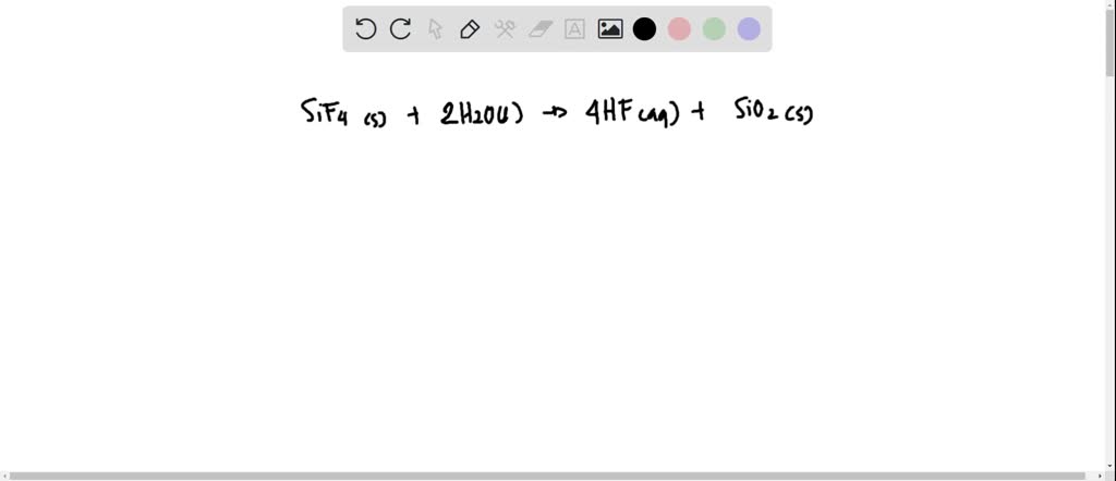 SOLVED: The balanced chemical equation for the reaction between silicon ...