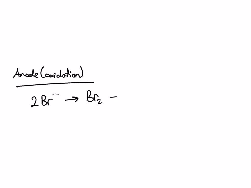 SOLVED: Identify the reaction that occurs at the anode and the cathode ...