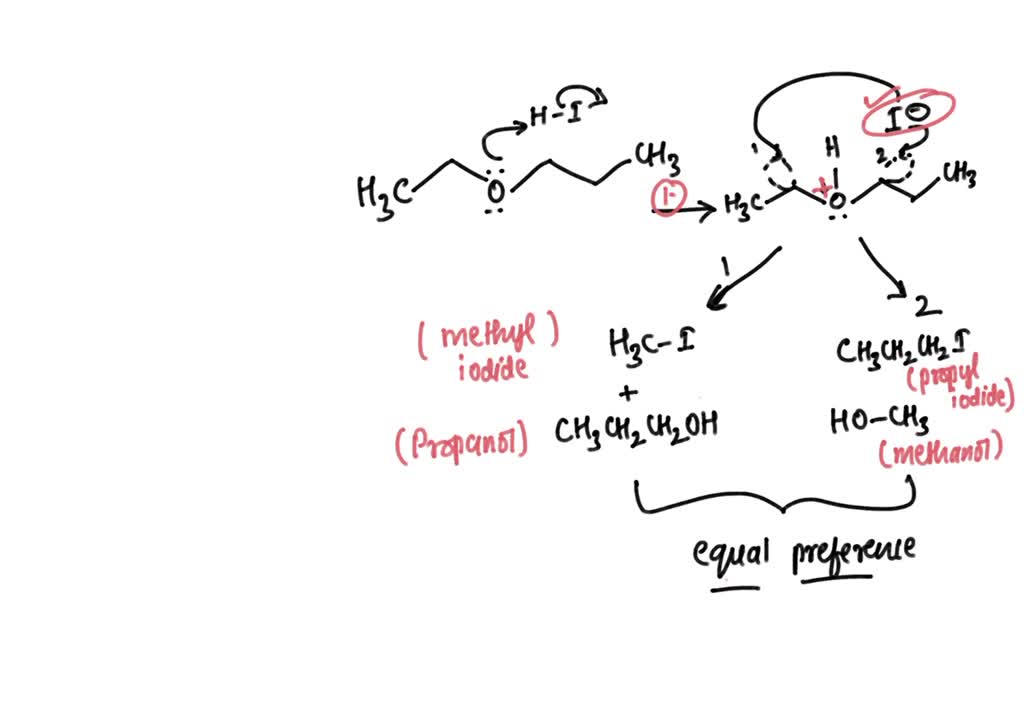 Solved Ch3 H3c Ethyl Propyl Ether Draw The Structure S Of The