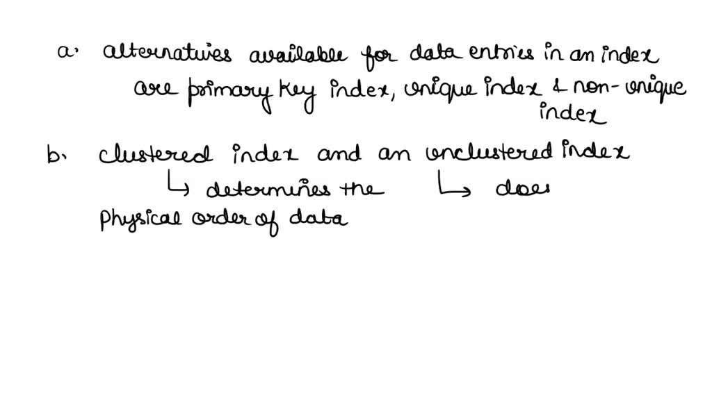 SOLVED: Which of the following types of indexes is the most common type ... SOLVED: Which of the following types of indexes is the most common type ...