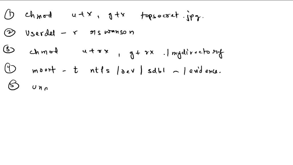 Solved B Consider The Following Linux File System Structure Answer The Following Questions 5434