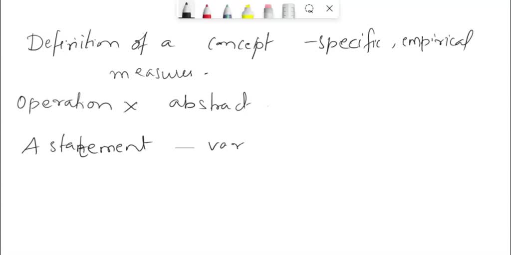SOLVED: A(n) definition tells you what a concept means, a(n ... SOLVED: A(n) definition tells you what a concept means, a(n ...