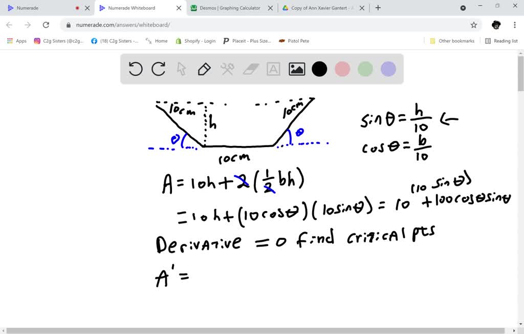 SOLVED: Making a Rain Gutter A rain gutter is formed by bending up the ...
