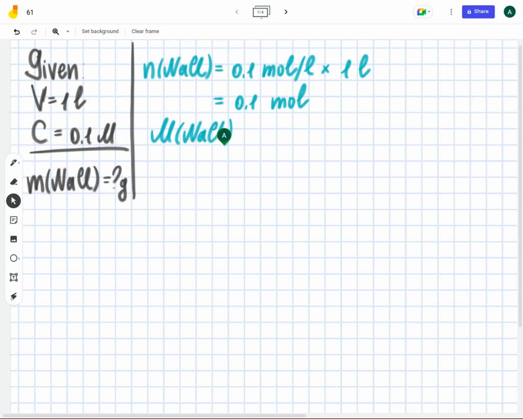 SOLVED: If molarity = moles liter , then how many grams of NaCl are needed to make 1 liter of a ...