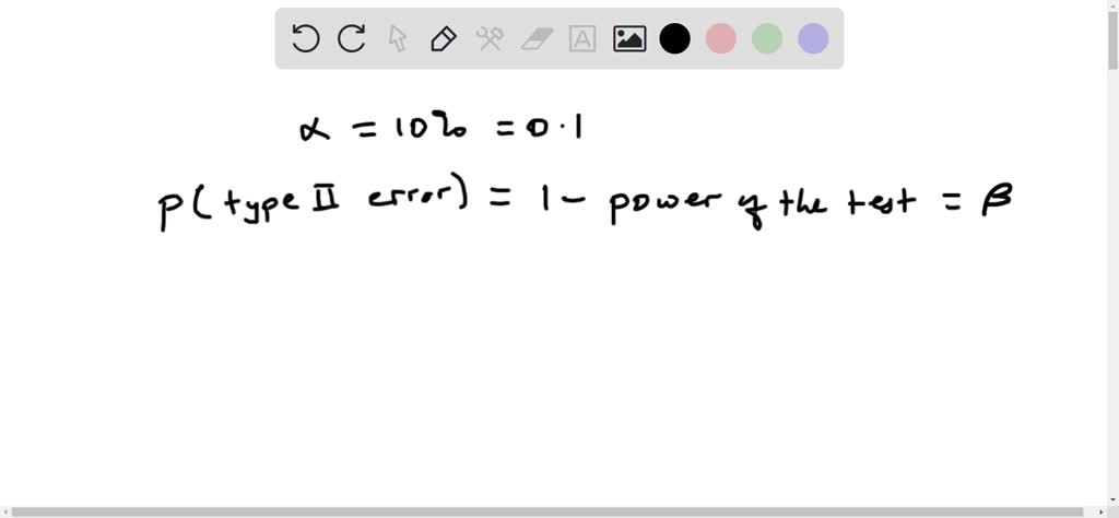 Solved 10 Points Type And Type Error What Is The Difference Between Type And Type Il Error