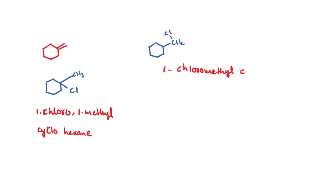 SOLVED: Draw structural formulas of all chloroalkanes that undergo ...