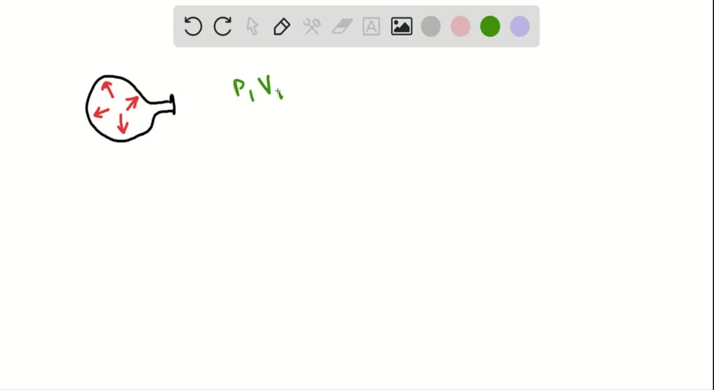 SOLVED: Now let's think about a balloon. We know the gas particles ...