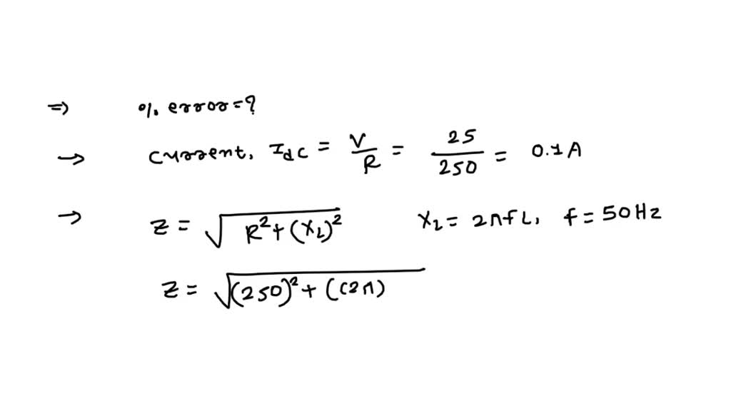 SOLVED: The coil of a 600V AC meter has an inductance of 1 henry. It ...