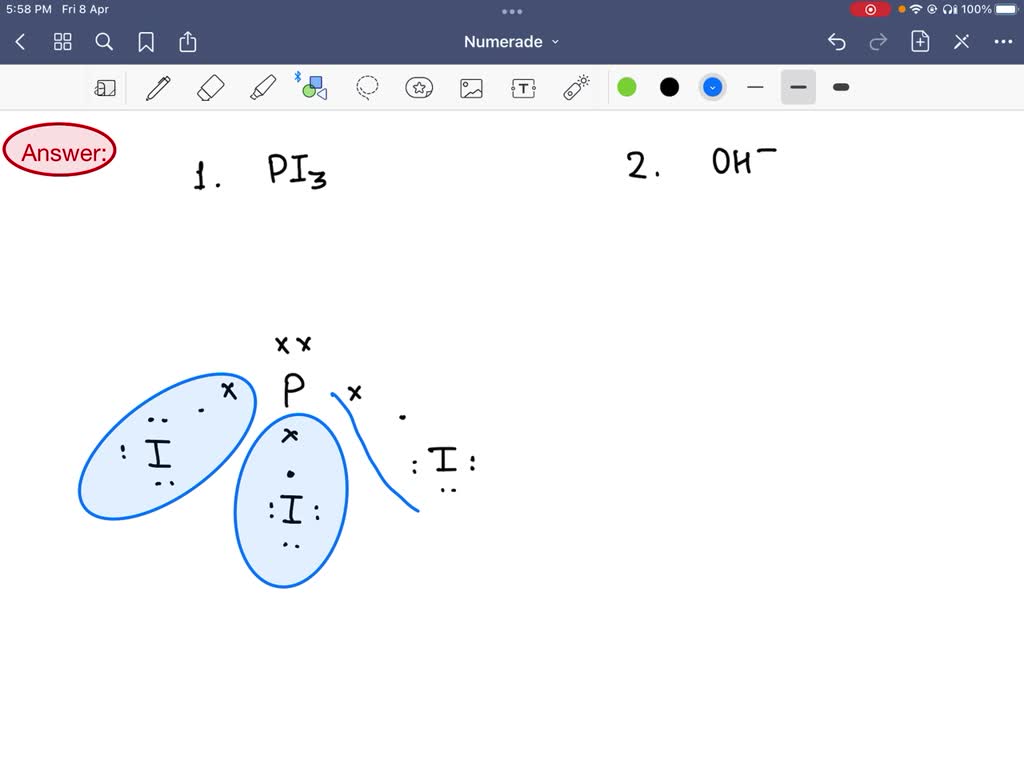 SOLVED: Draw the Lewis electron dot diagram for each substance: 1. Pl3 ...