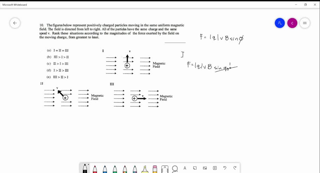 SOLVED: 10. The figures below represent positively charged particles ...