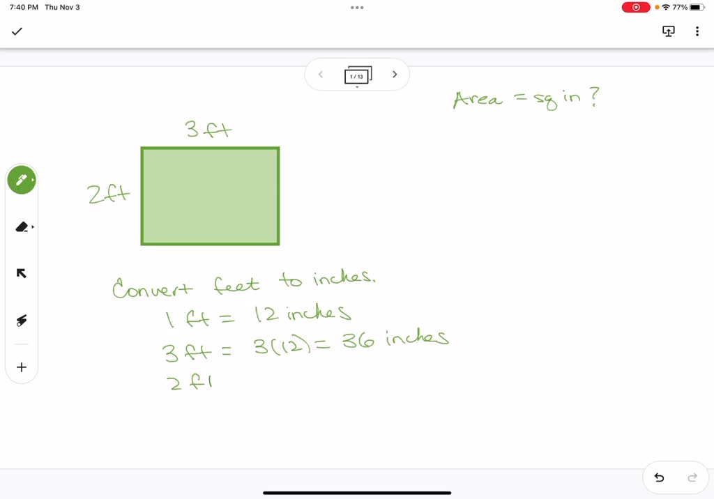 SOLVED: A science fair poster is a rectangle 3 feet long and 2 feet ...