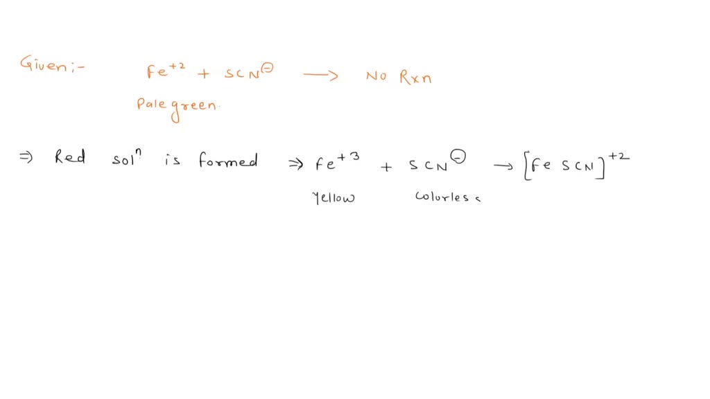 SOLVED: Iron(I) What is the color of solid FeSO4? Record your ...