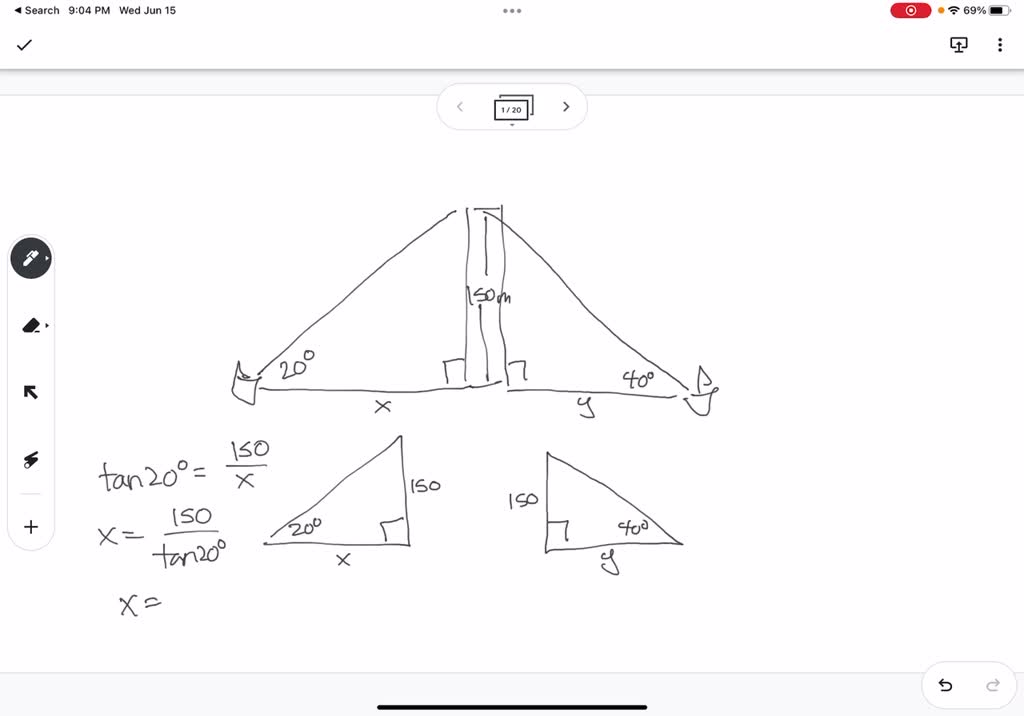 SOLVED: Two ships are sailing in the sea on opposite sides of a ...