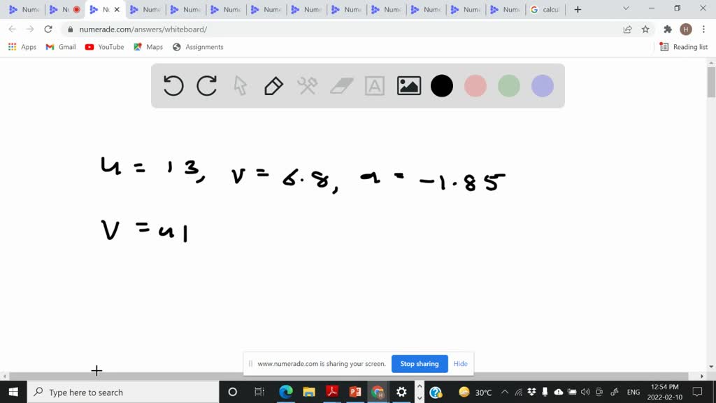 SOLVED: Constants Periodic Table Running with an initial velocity of 13 ...