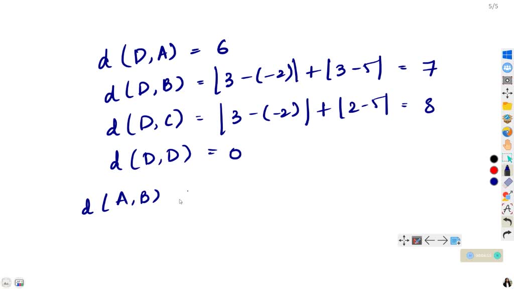 SOLVED: Here is the Euclidean distance matrix for 8 points. Cluster the ...