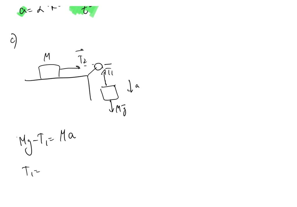 SOLVED: 8 Two identical blocks, each of mass M, are connected by a ...