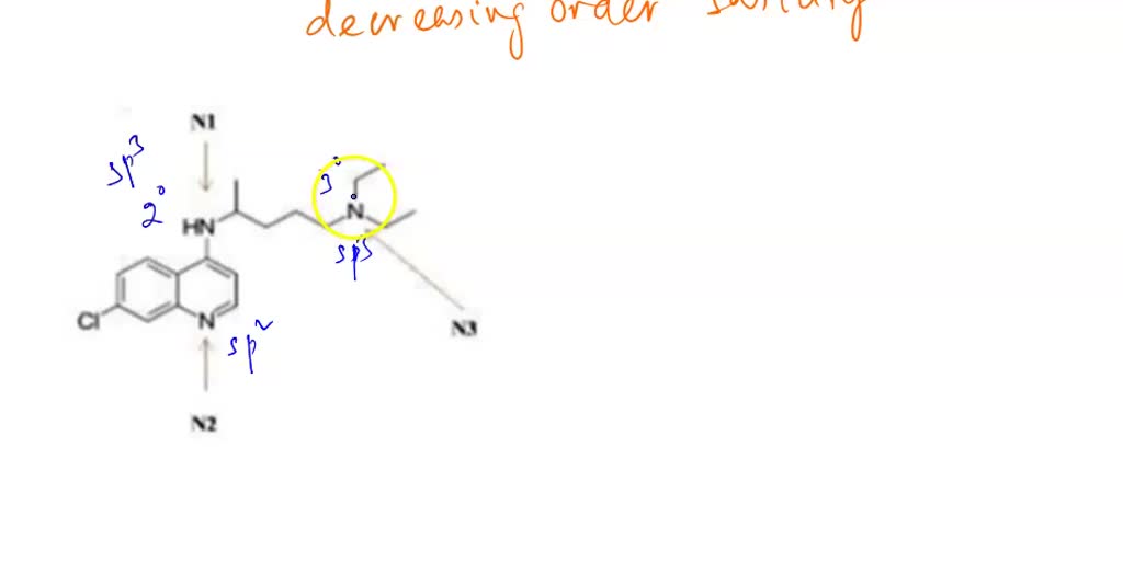 AP Chemistry 1. Which Nitrogen is the strongest base? a. Nitrile b ...