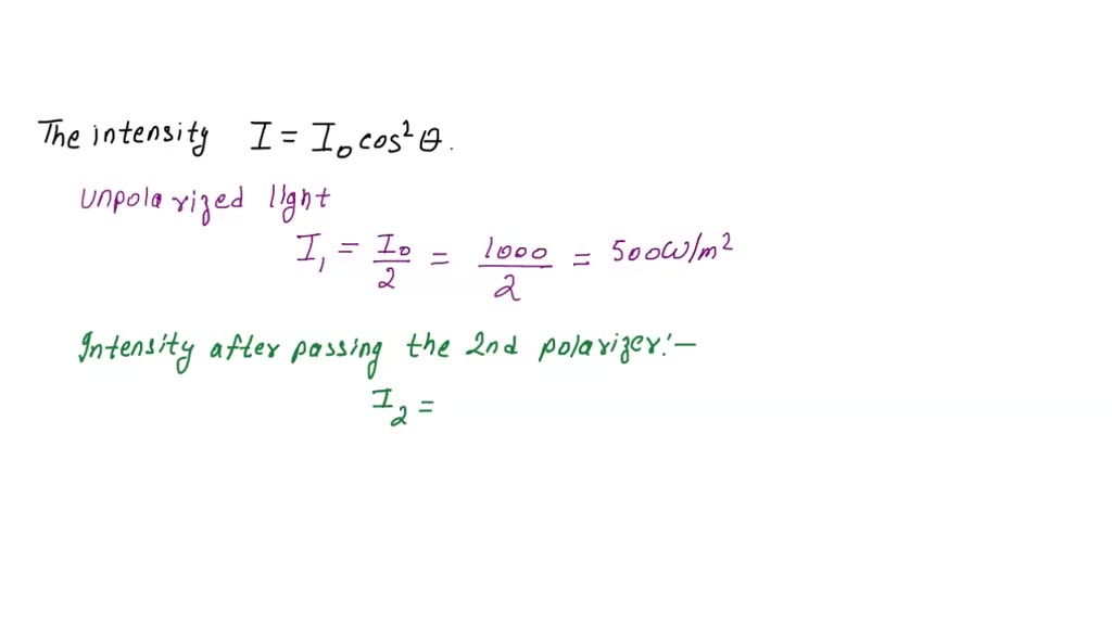 SOLVED: In the figure, the orientation of the transmission axis for ...