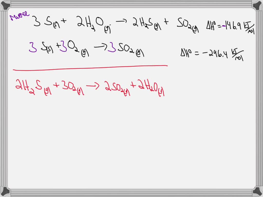 SOLVED: During volcanic eruptions, hydrogen sulfide gas is given off ...