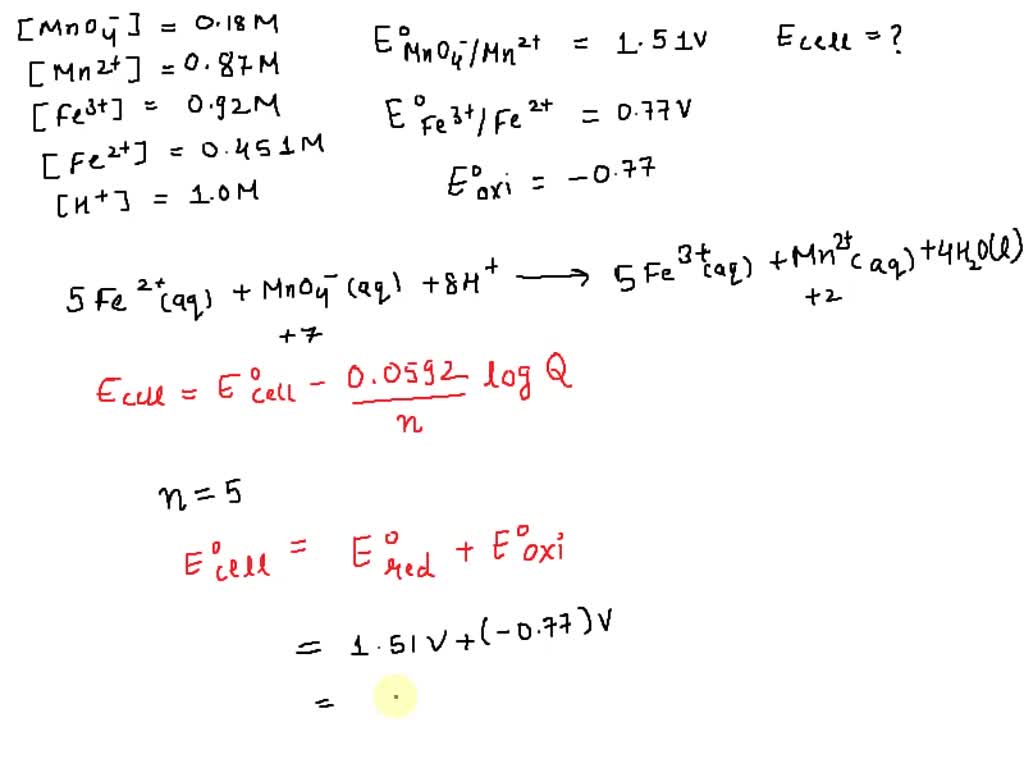 SOLVED Determine The Potential For Pt Fe2 Fe3 IO3 I2 Pt At SOLVED Determine The Potential For Pt Fe2 Fe3 IO3 I2 Pt At