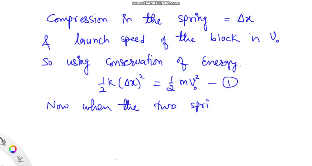 SOLVED: The spring in the figure (Figure 1) (a) is compressed by length ... SOLVED: The spring in the figure (Figure 1) (a) is compressed by length ...