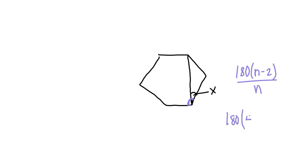 SOLVED: Angles in polygons Shown below is a regular hexagon ABCDEF Find the value ofx