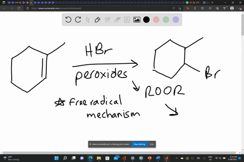 SOLVED: Which will be the major product of the following reaction? HBr ...