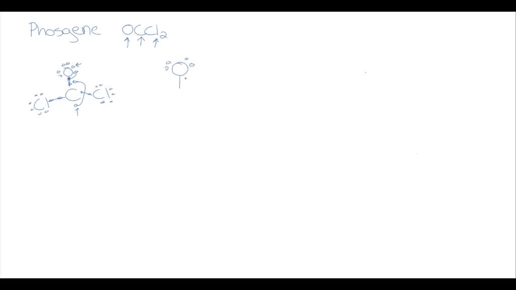 SOLVED: Consider the phosgene (COCl2) molecule. What is the central ...