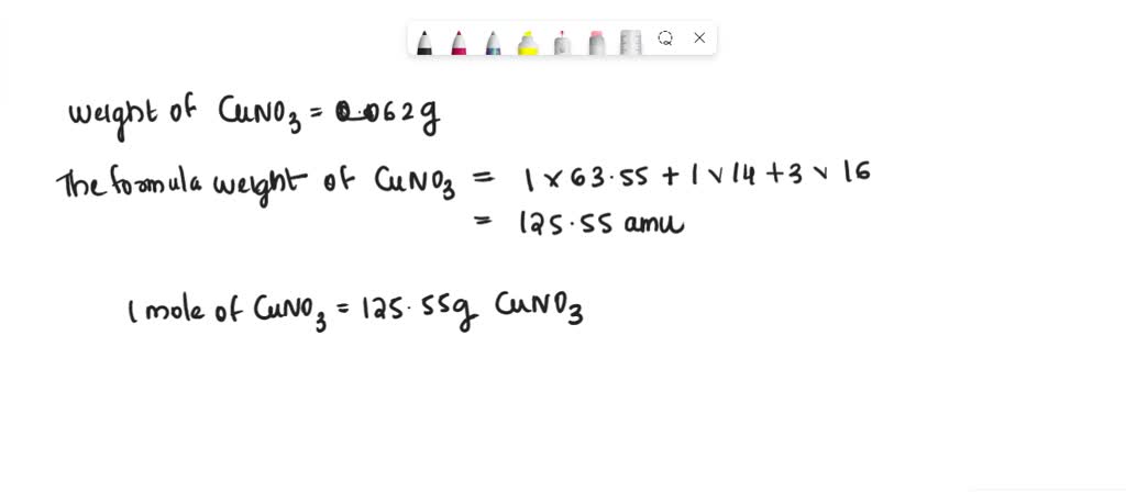 SOLVED: How many moles of copper(I) ions, Cu+, are there in 0.53g of ...