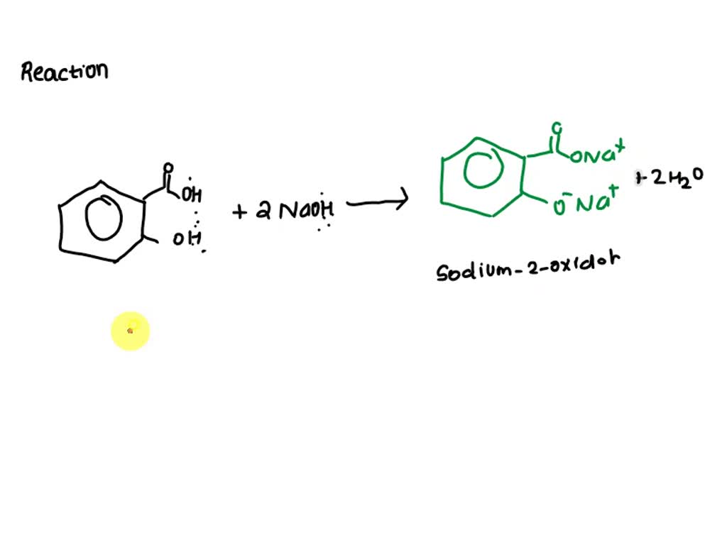 SOLVED: Draw the mechanism of diazonium salt and salicylic acid (using ...