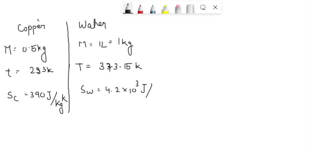 SOLVED: A chiller tank with a water volume capacity of 20 M3. There are ...