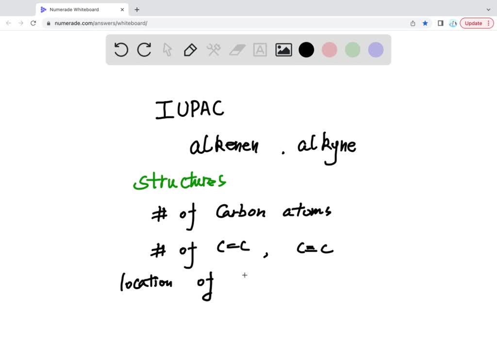 SOLVED: Write the IUPAC name for each unsaturated hydrocarbon.