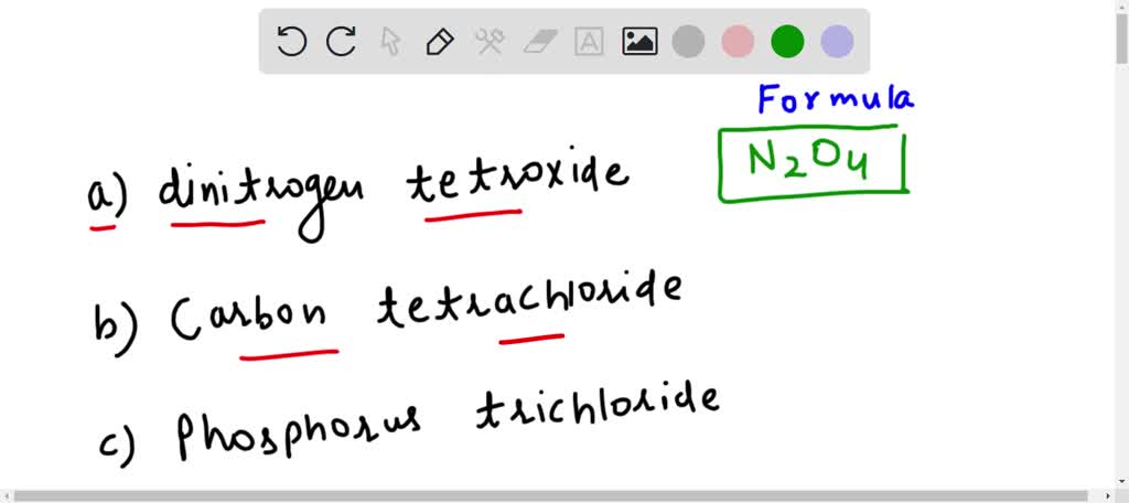 SOLVED: Determine the formula for each of the following compounds: (a ...