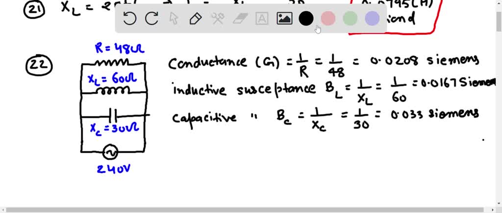 Solved Question 21 What Is The Reactance Of 0 5 Henry Inductor Connected To 12 Volt Battery