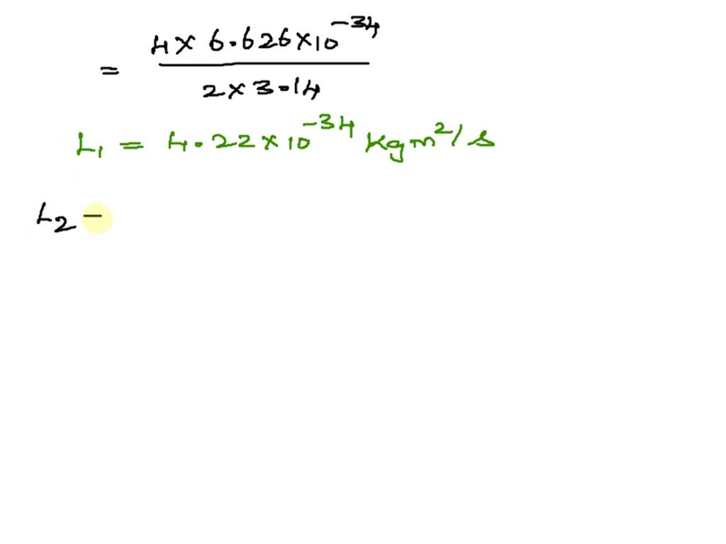 Solved Calculate The Magnitude Of The Maximum Orbital Angular Momentum