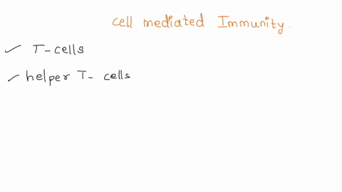 Cell mediated immunity is important for viral control and...