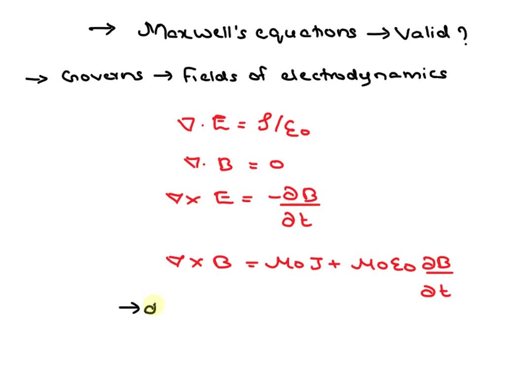 SOLVED: Are the Maxwell's equations true for all media: dielectric ...