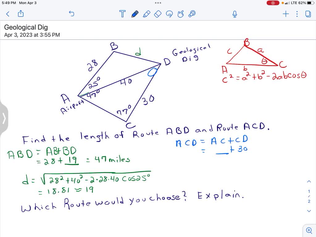 SOLVED: Hiking to Geological Dig Site You are pat team to go On ...