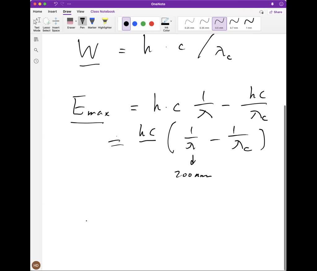 SOLVED: The cutoff wavelength of the lead metal, λc is 300nm. (a ...
