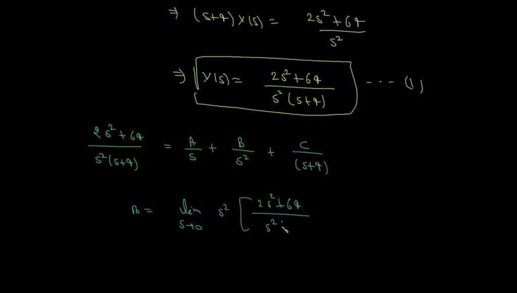 SOLVED: Consider the initial value problem: y + 4y = 64t, y(0) = 2. a ...