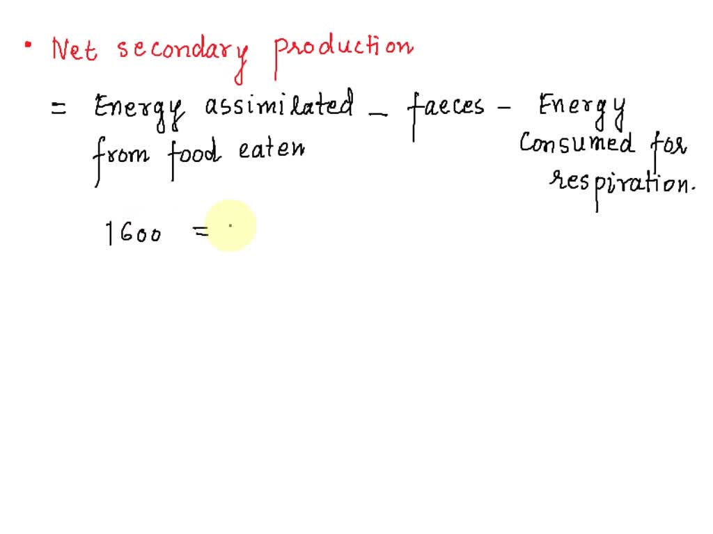 SOLVED: Suppose that the net secondary production in a community is ...