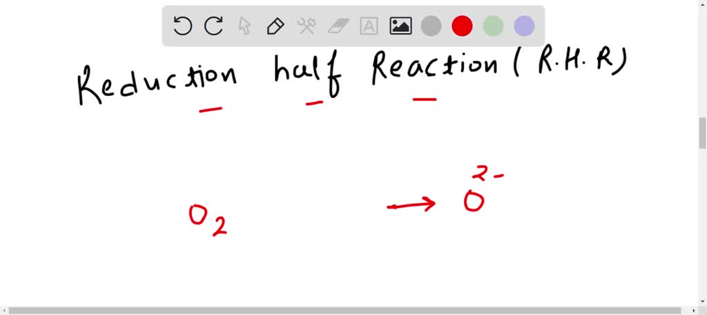SOLVED: Separate the redox reaction into its component half-reactions. 02 2 Mg 2 Mgo Use the ...