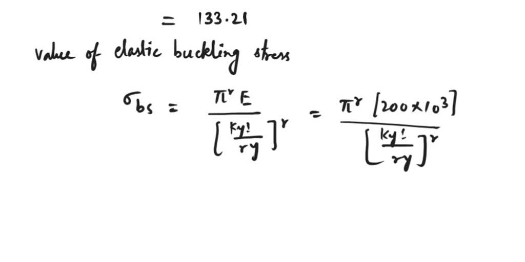 SOLVED: The column consists of two prs joined by a rigid plare as shown in the figure.If the ...