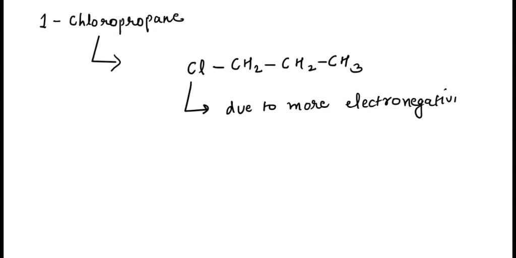 Is 1-chloropropane polar or nonpolar?