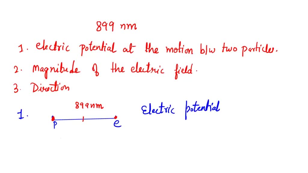 SOLVED: A proton and an electron are fixed in space with a separation ...