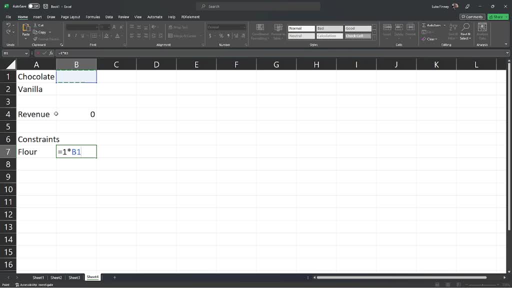 SOLVED: A bakery produces two types of cakes: chocolate and vanilla ...