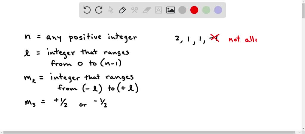 SOLVED: Quantum numbers arise naturally from the mathematics used to ...