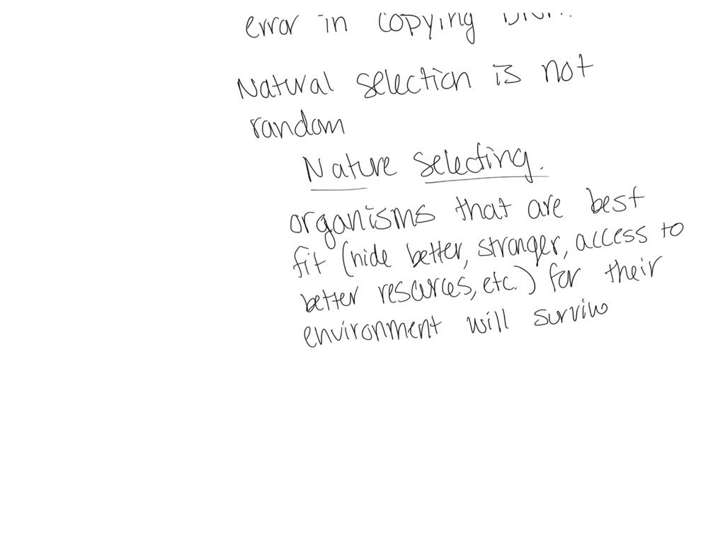 SOLVED: In your group, consider the following statement: "Mutations are ...