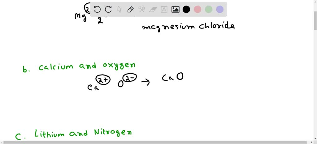 SOLVED: Each of the following pairs of elements will react to form a binary ionic compound ...