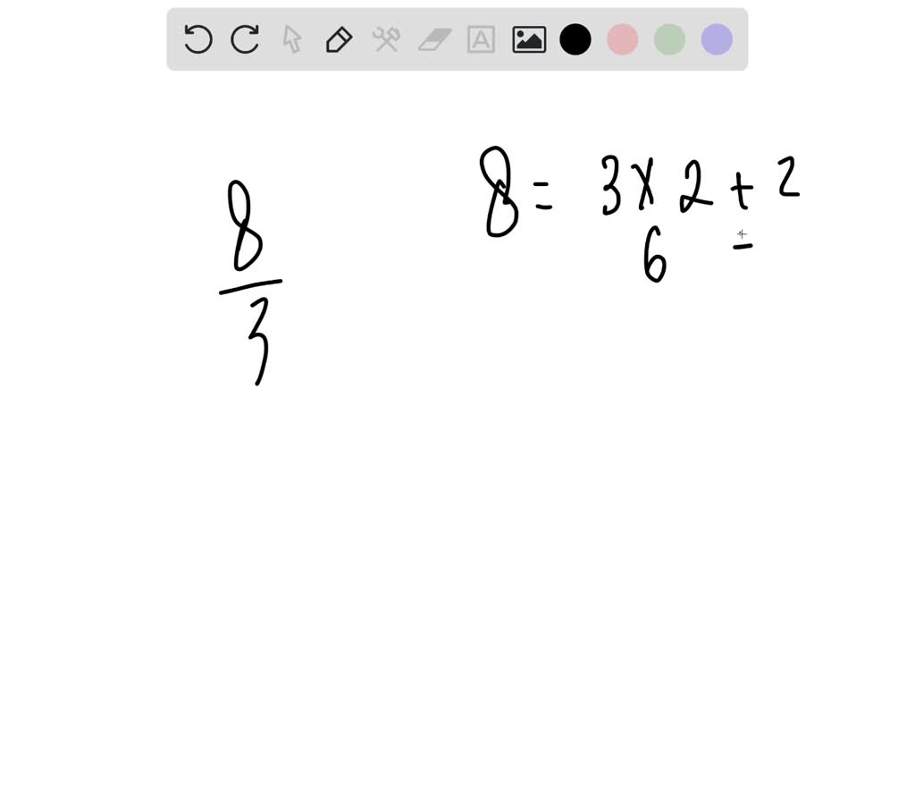 SOLVED Write The Improper Fraction As A Mixed Number Or A Whole Number 